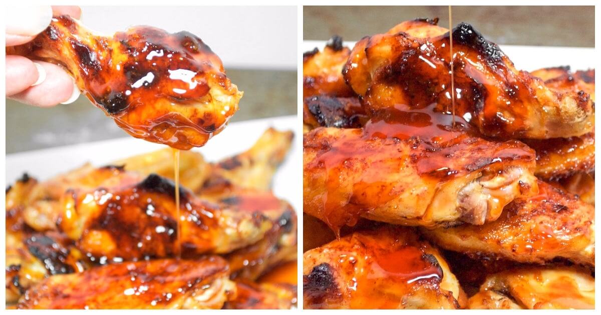 Honey Chipotle Chicken Wings - The Soccer Mom Blog