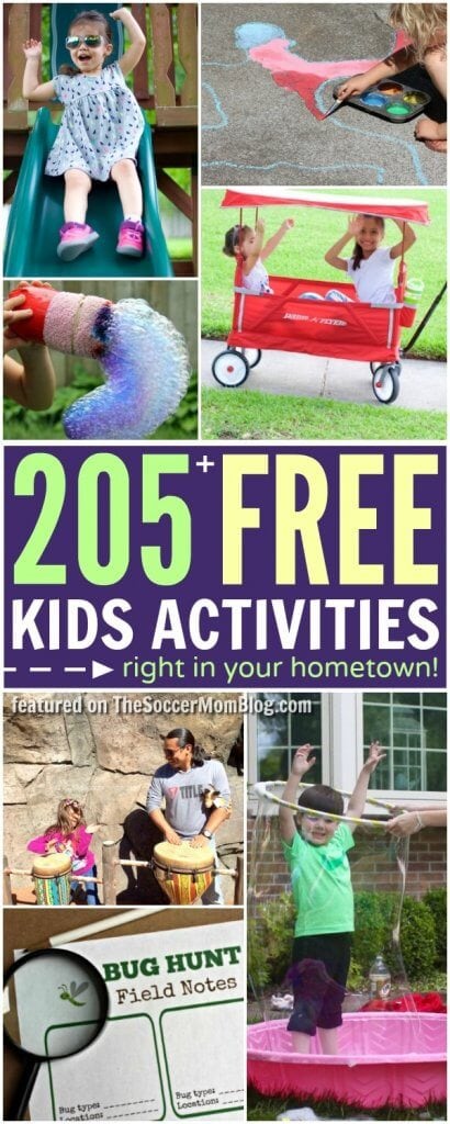 205+ Free Kids Activities for a Summer of Adventure - The Soccer Mom Blog
