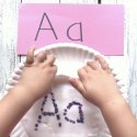 Tracing Letters with Slime (VIDEO) - The Soccer Mom Blog
