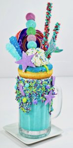 "Ariel" Mermaid Freakshake - The Soccer Mom Blog