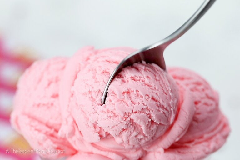 Edible Ice Cream Playdough (2 Ingredients) - The Soccer Mom Blog