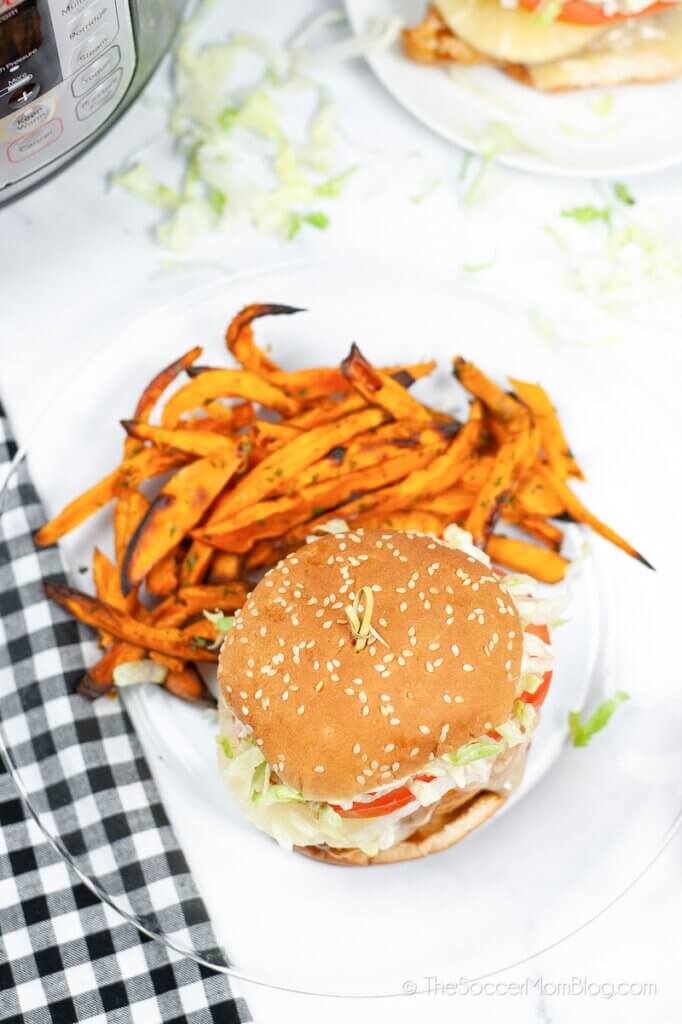 Copycat Red Robin Teriyaki Chicken Burger - The Soccer Mom Blog