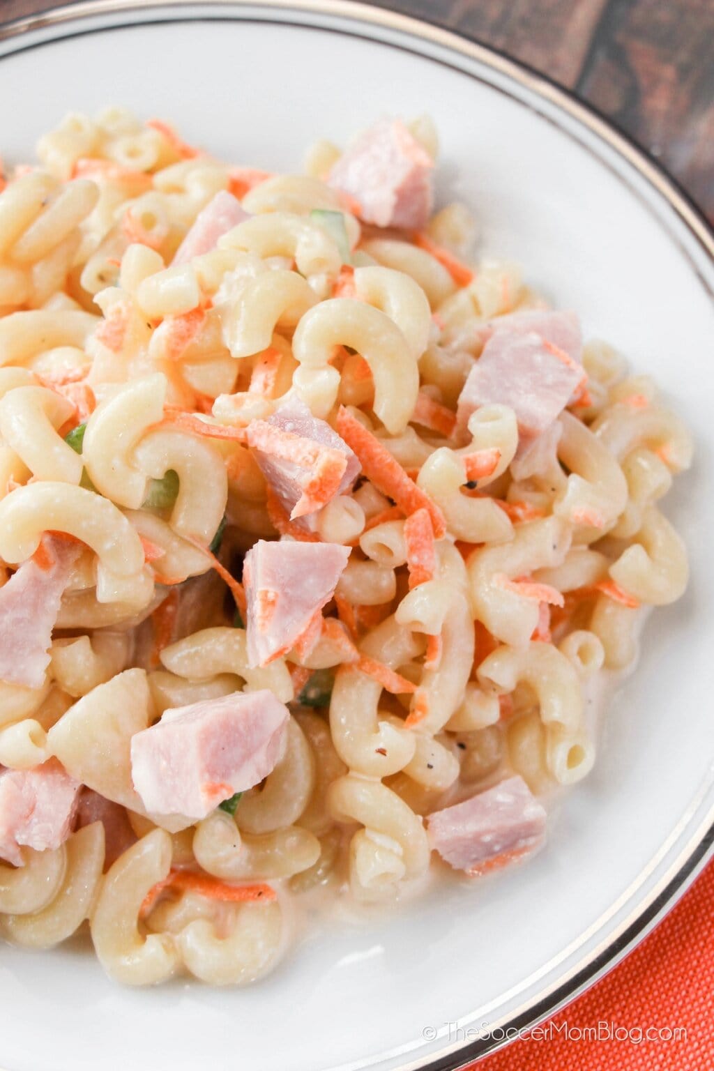Hawaiian Macaroni Salad Recipe - The Soccer Mom Blog