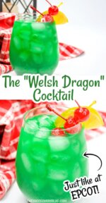 The Welsh Dragon (Disney Inspired Cocktail) - The Soccer Mom Blog