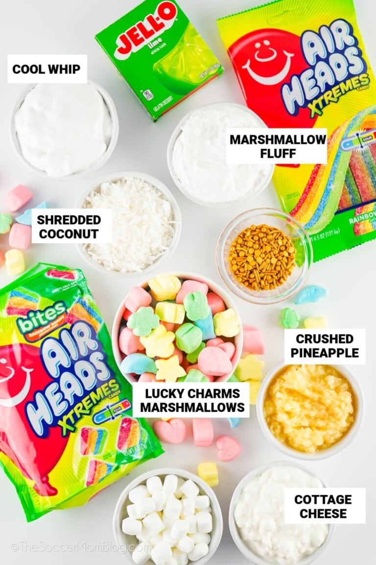 St. Patrick's Day Fluff Salad - The Soccer Mom Blog