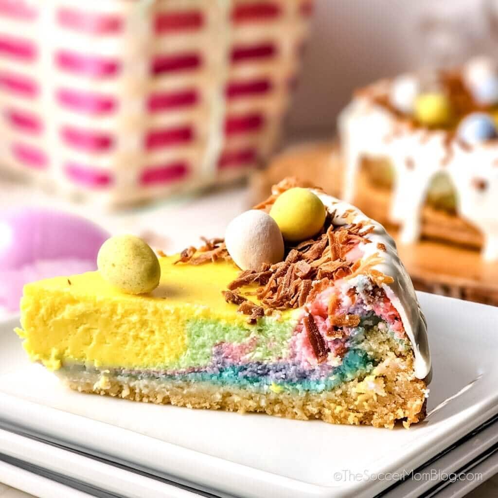 Easter Cheesecake - The Soccer Mom Blog