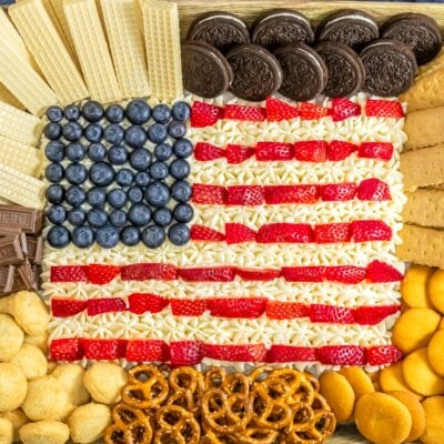 American Flag Buttercream Board - The Soccer Mom Blog