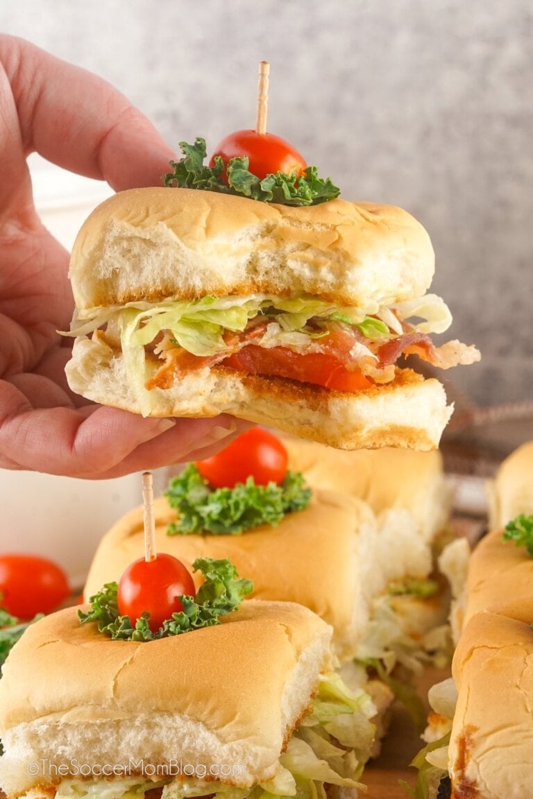 BLT Sliders - The Soccer Mom Blog