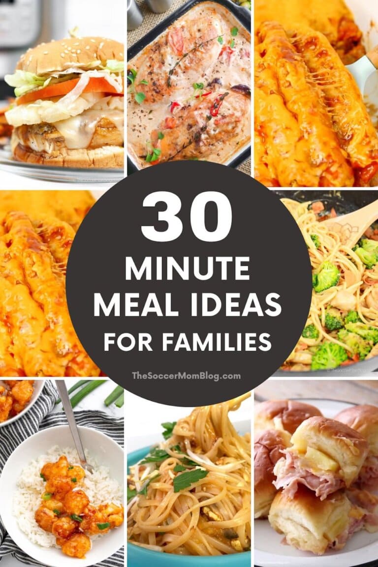 Family-Friendly 30-Minute Meal Ideas - The Soccer Mom Blog