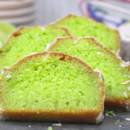 Key Lime Pound Cake - The Soccer Mom Blog