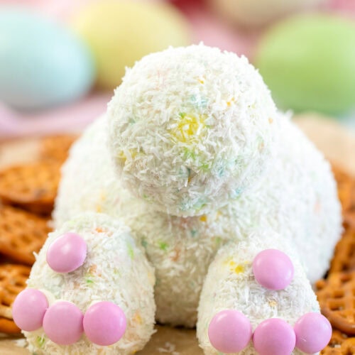 Bunny Butt Cheese Ball Dessert - The Soccer Mom Blog