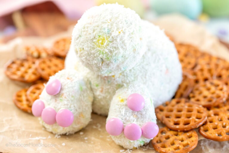 Bunny Butt Cheese Ball Dessert - The Soccer Mom Blog