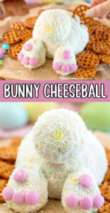 Bunny Butt Cheese Ball Dessert - The Soccer Mom Blog