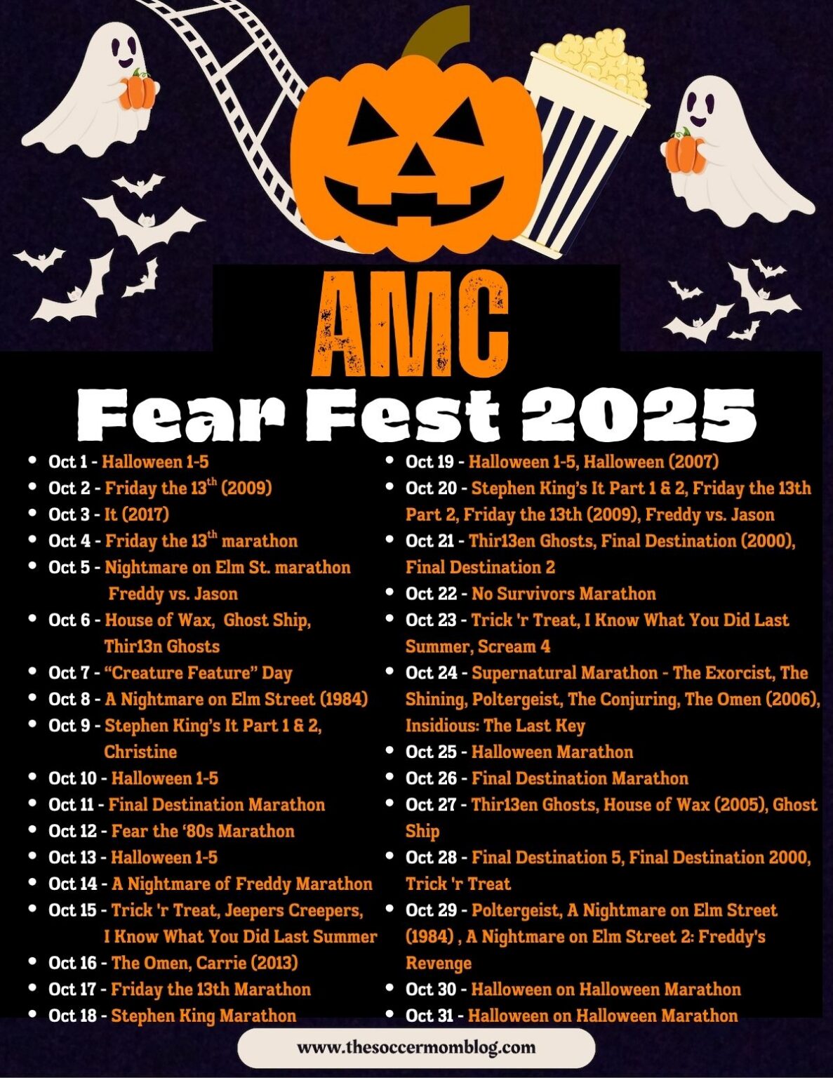 Halloween Movie Streaming Guide for 2025 - The Soccer Mom Blog
