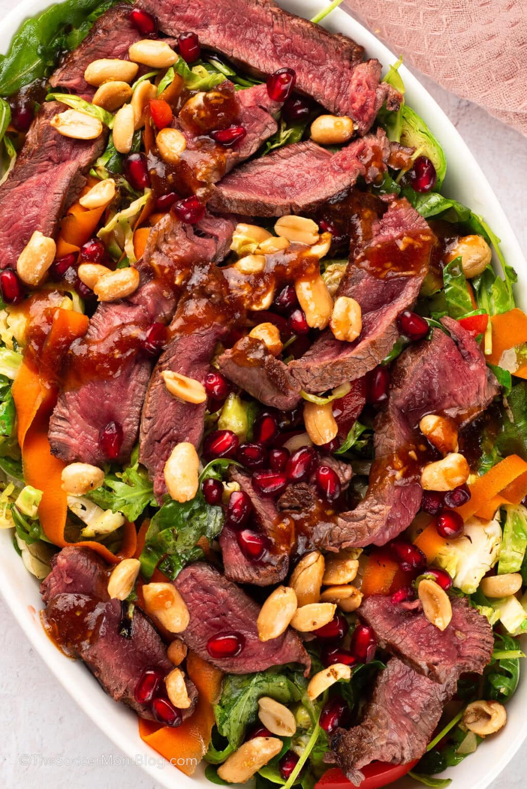 Winter Steak Salad - The Soccer Mom Blog