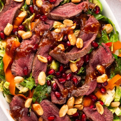 Winter Steak Salad - The Soccer Mom Blog
