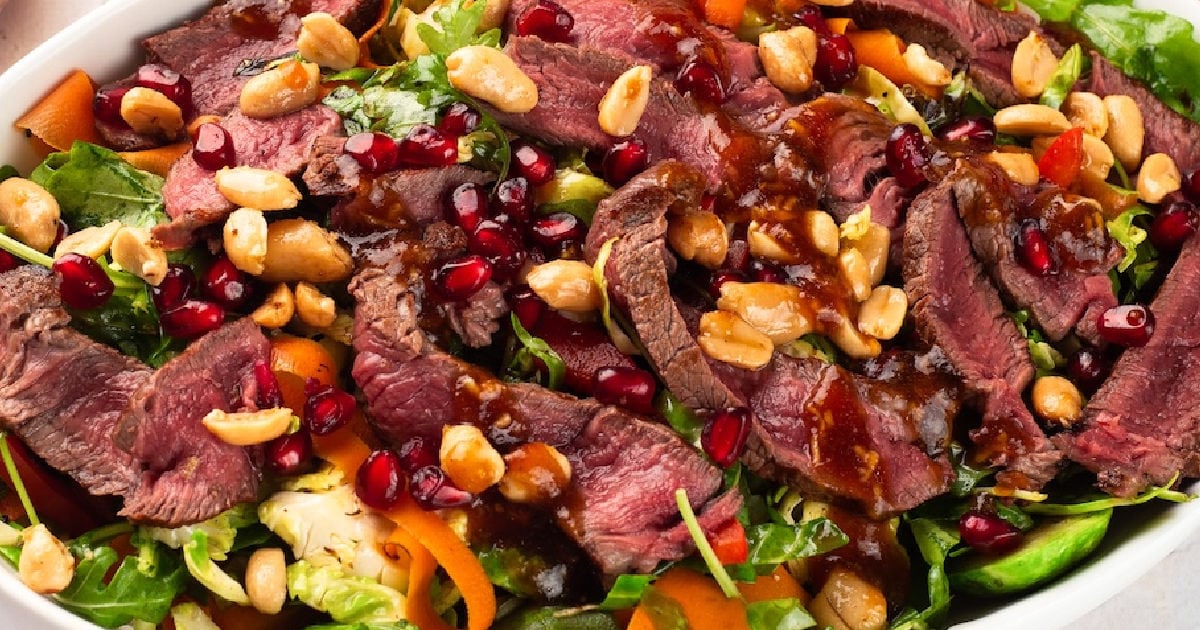 Winter Steak Salad - The Soccer Mom Blog