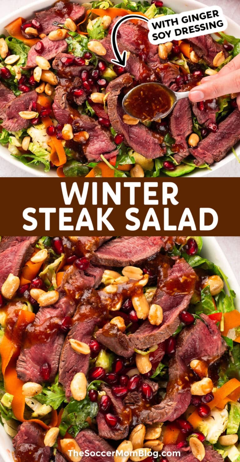 Winter Steak Salad - The Soccer Mom Blog