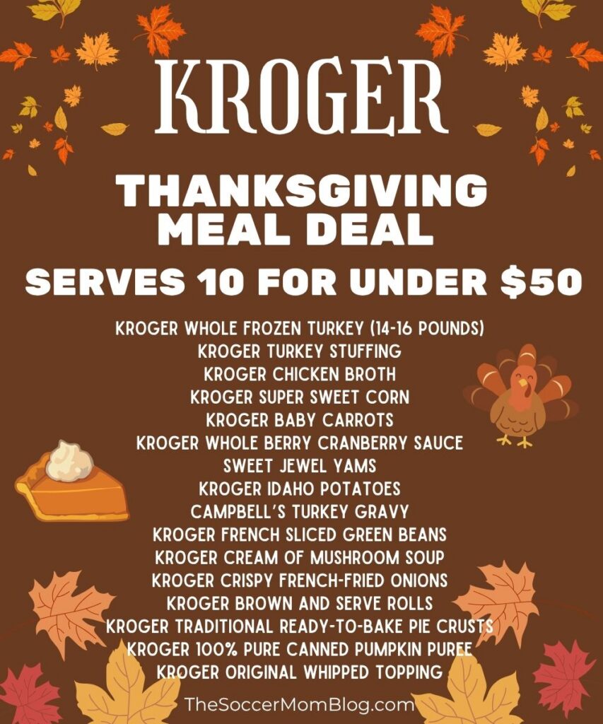 Thanksgiving Meal Deals for 2025 - The Soccer Mom Blog