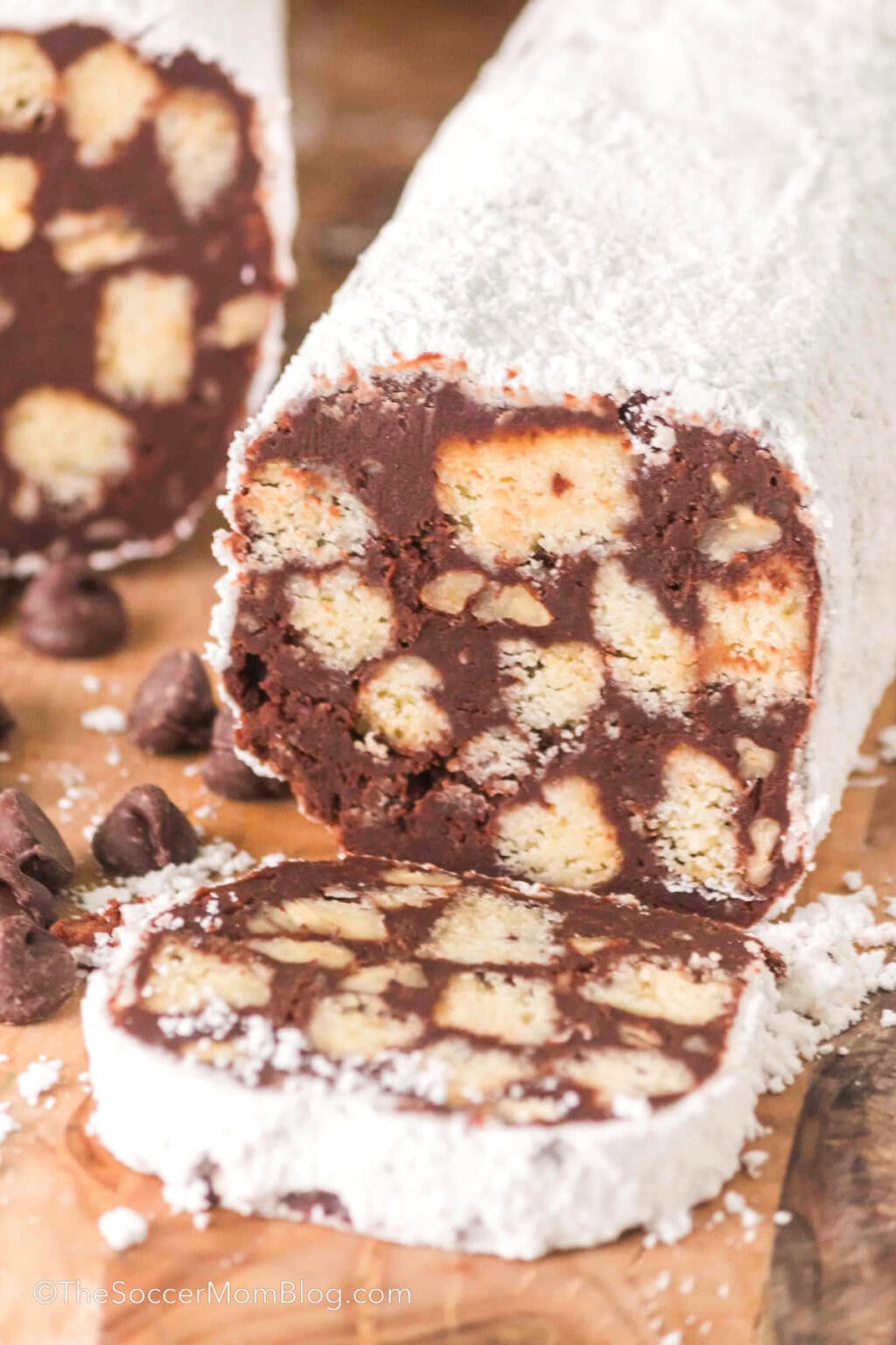 Chocolate Salami Recipe - The Soccer Mom Blog