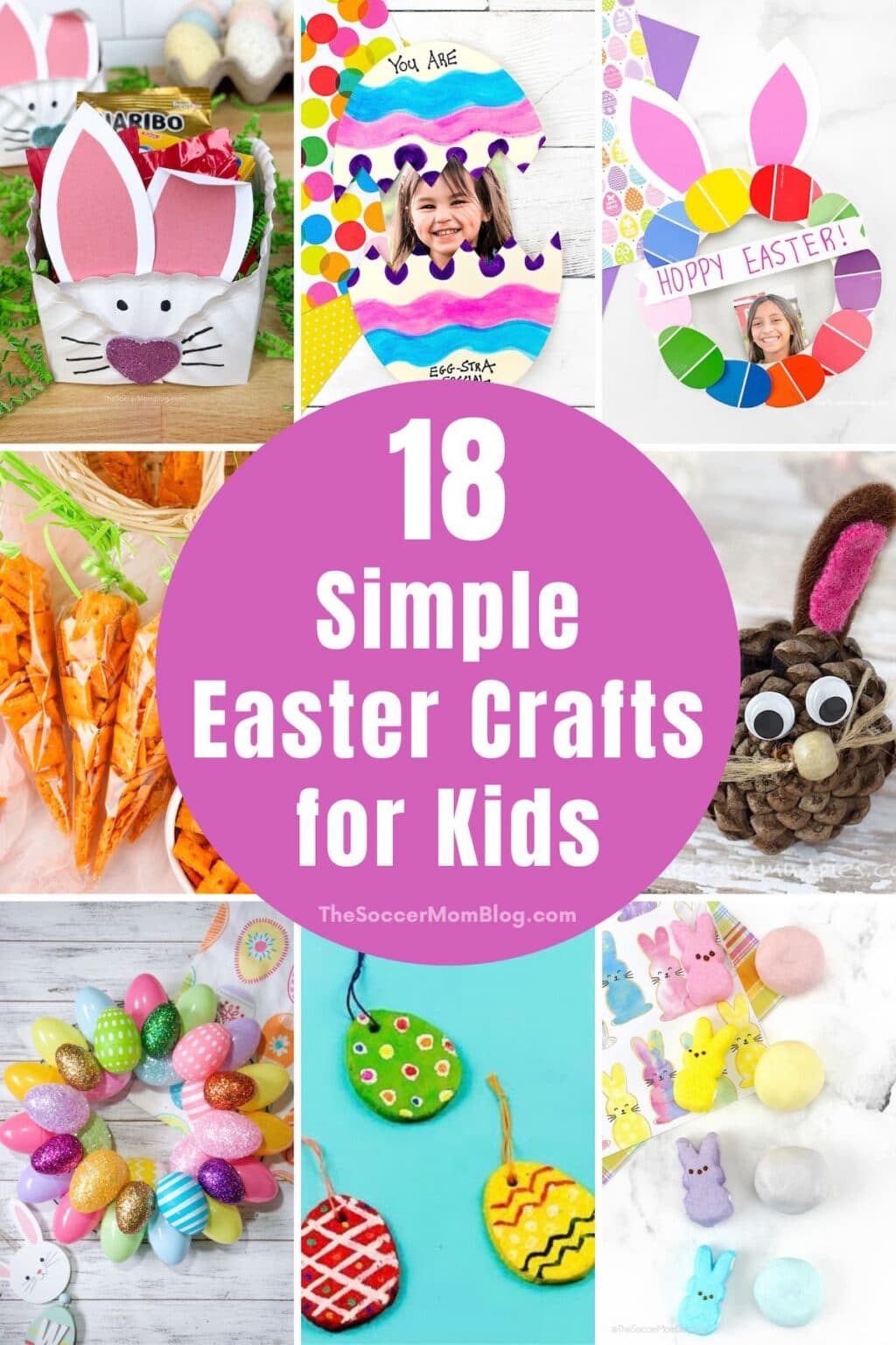 18 Simple Easter Crafts For Kids Of All Ages - The Soccer Mom Blog