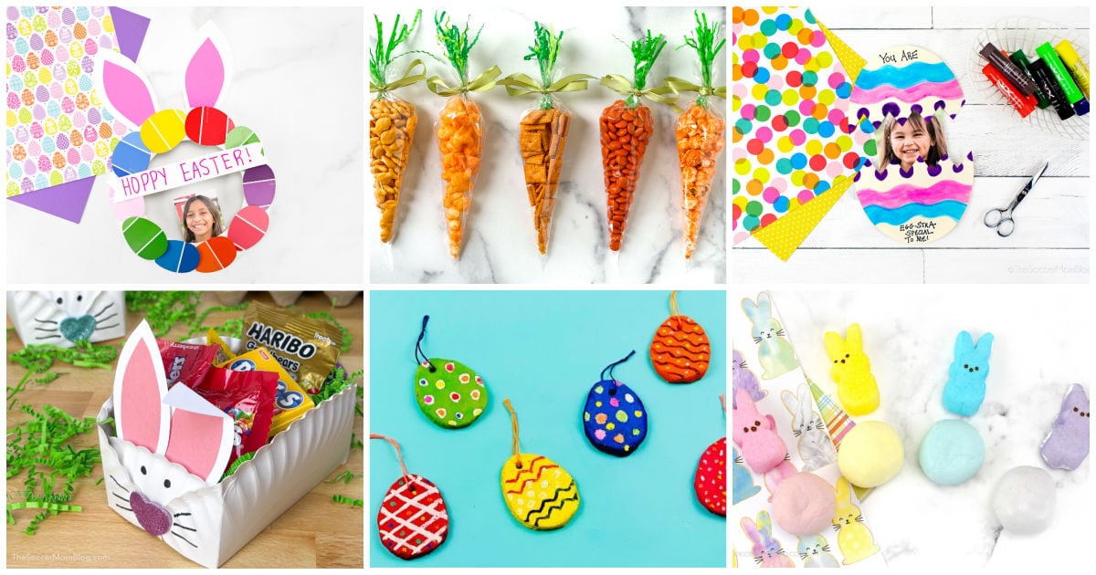 18 Simple Easter Crafts For Kids Of All Ages - The Soccer Mom Blog
